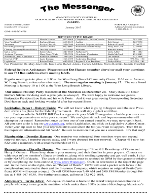 Fillable Online A Note From Region II VP Kathy Adams Fax Email Print ...