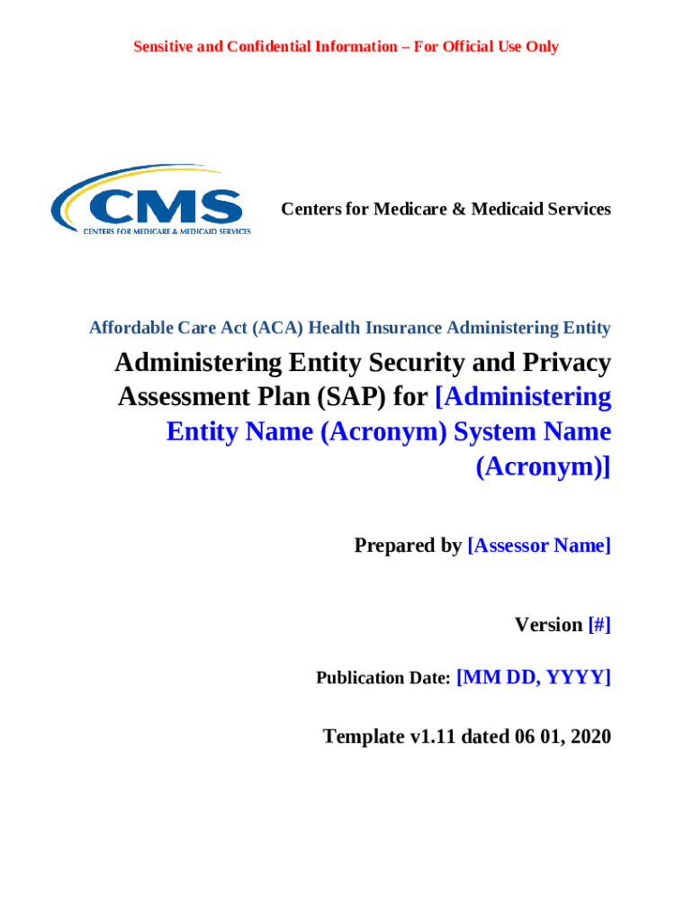Security and Privacy Assessment Plan Doc Template | pdfFiller