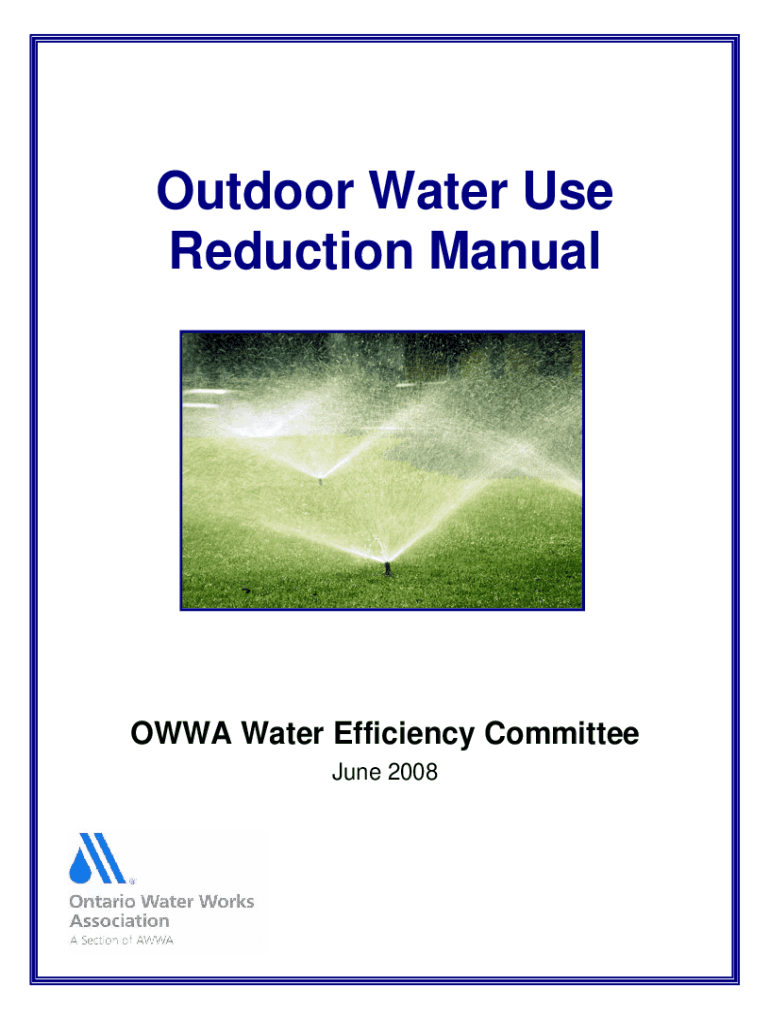 Fillable Online Outdoor water use reductionU.S. Green Building Council ...
