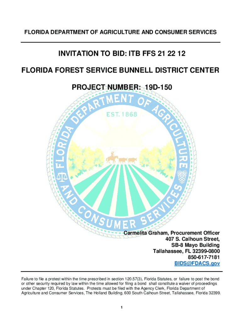 Fillable Online florida forest service bunnell district center ...