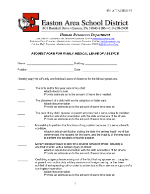 Fillable Online FMLA Form Fax Email Print - pdfFiller