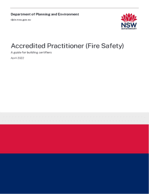 Fillable Online Fire safety certification - new template and guides Fax ...