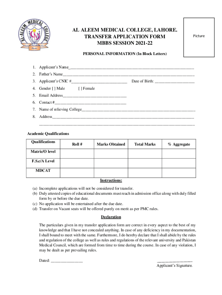 Fillable Online transfer-application-form-converted. ... Fax Email Print - pdfFiller