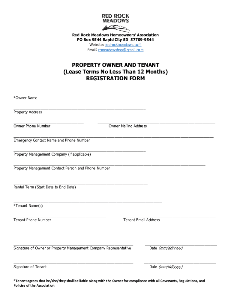Homeowner Contact Form - Fill Online, Printable, Fillable, Blank ...