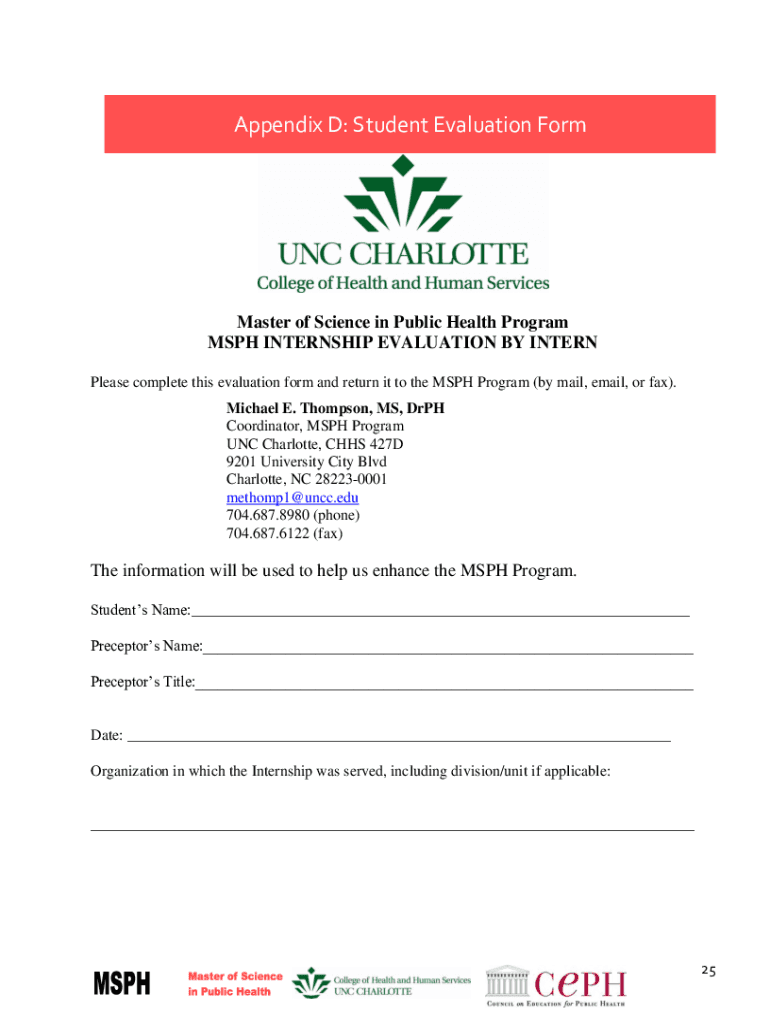 Fillable Online internship-evaluation-templates.pdf Fax Email Print ...