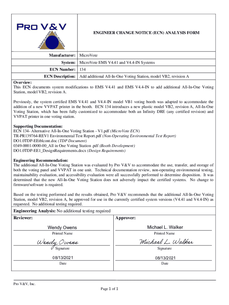 Fillable Online ECN 134 Analysis Form Final.pdf Fax Email Print - pdfFiller