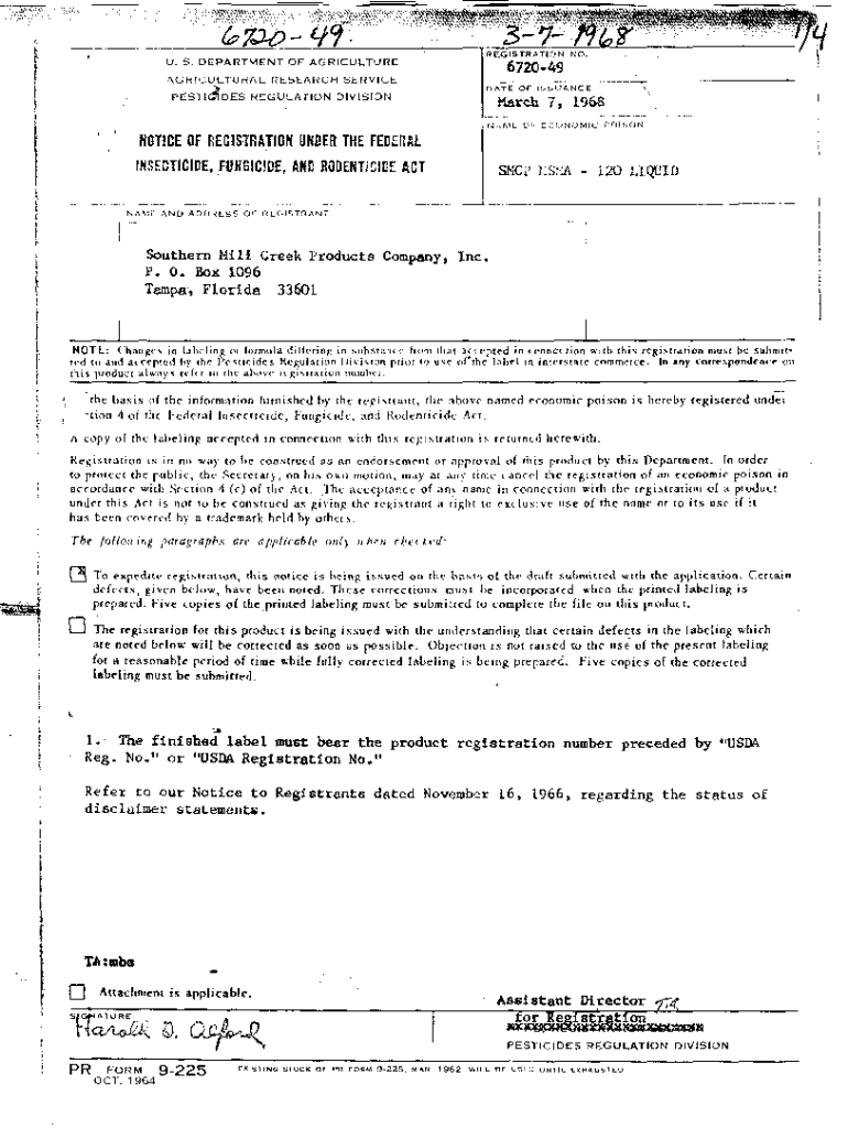 Fillable Online 7 USC Ch. 6: INSECTICIDES AND ENVIRONMENTAL ... Fax Email Print - pdfFiller