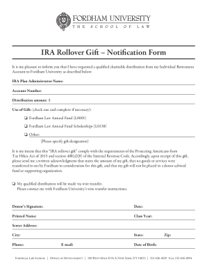Fillable Online SAMPLE IRA GIFT RECEIPT LETTER For a Church to give ... Fax Email Print - pdfFiller