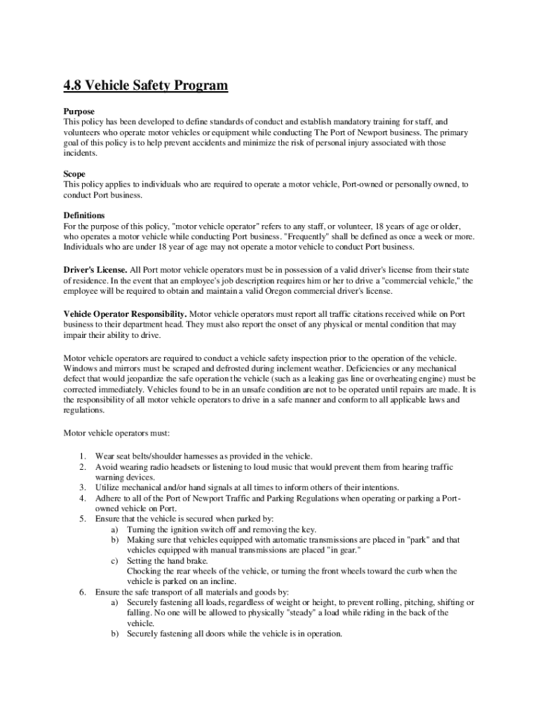 Fillable Online Federal Motor Vehicle Safety StandardsFMVSS Fax Email ...