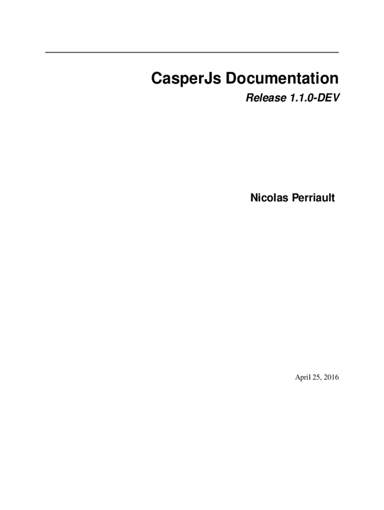 Fillable Online media readthedocs Installing CasperJS on Windows: How to do it correctly? Fax ...