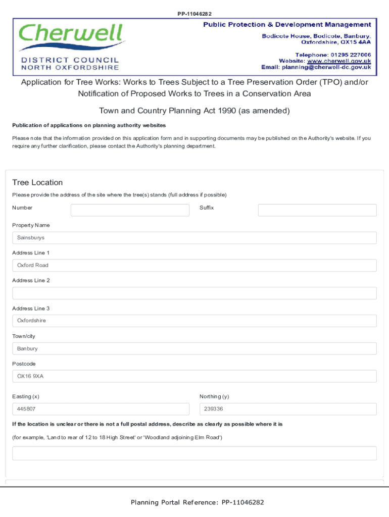 Fillable Online Planning Portal Reference: PP-11046282 Fax Email Print - pdfFiller