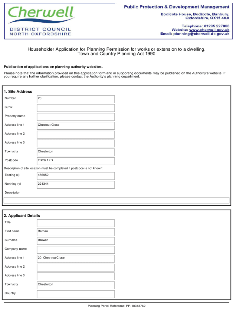 Fillable Online 20, Chestnut Close Fax Email Print - pdfFiller