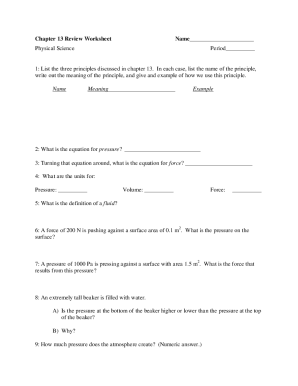 Fillable Online Science Chapter 13 Chapter Review Flashcards Fax Email ...