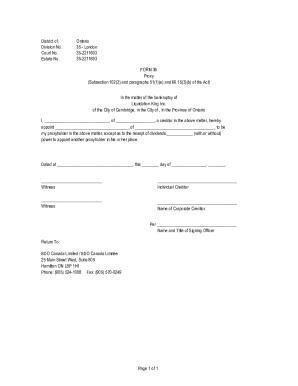 Fillable Online proof-of-claim-and-proxy-and-checklist. ... Fax Email Print - pdfFiller