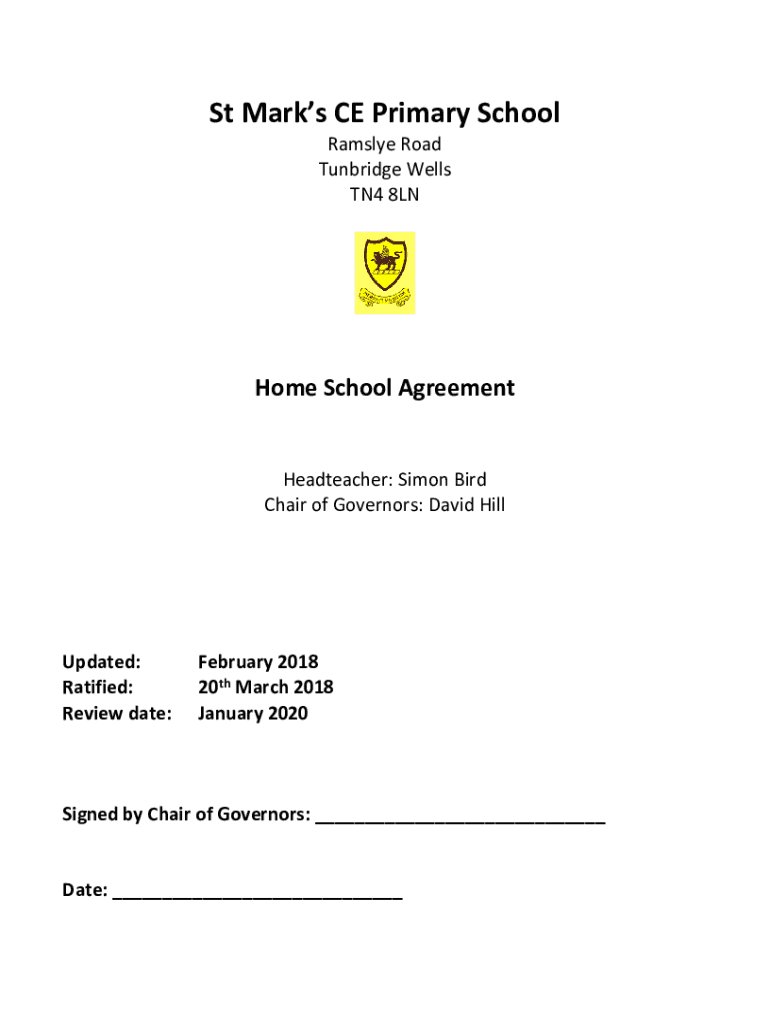 Fillable Online Simon Bird - Headteacher - St Marks C Of E Primary ...