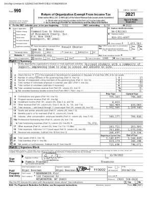 Fillable Online Return of Organization Exempt From Income Tax 11/30/22 ...