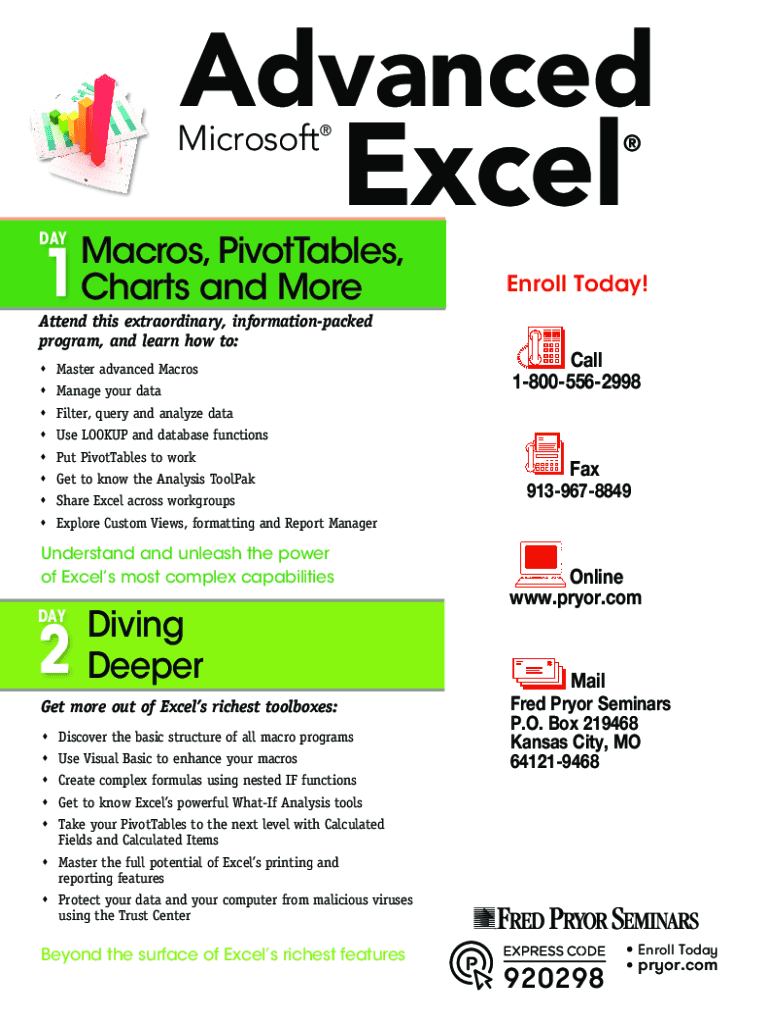 Fillable Online 101 Advanced Pivot Table Tips And Tricks You Need To