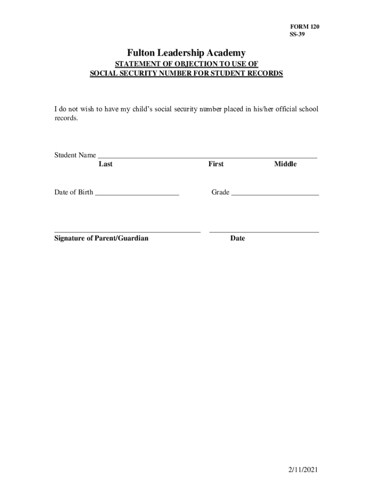 Fillable Online Affidavit for no SSN for the Child Fax Email Print ...