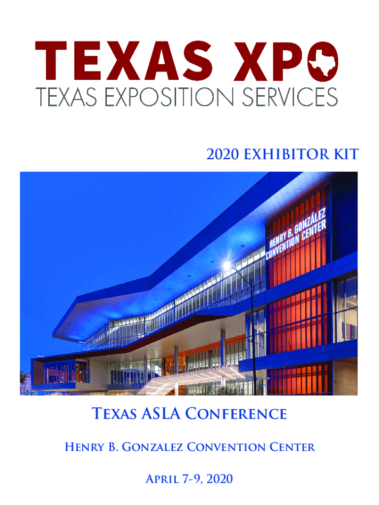 Fillable Online Texas ASLA Conference Fax Email Print - pdfFiller