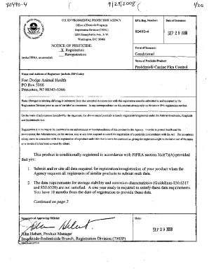 Fillable Online U.S. EPA, Pesticide Product Label, PROMERIS FOR DOGS ...