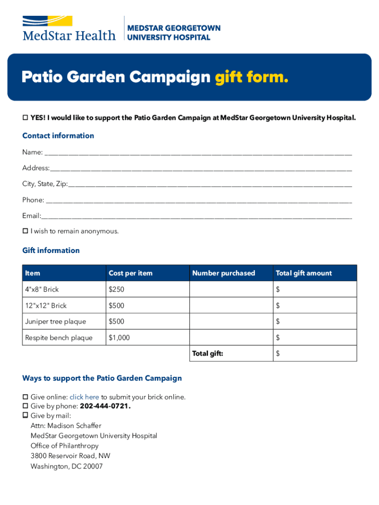 Fillable Online ASSOCIATE PAYROLL DEDUCTION GIFT - PLEDGE FORM Fax ...