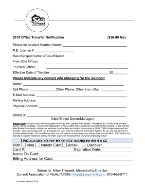 Fillable Online Office Transfer Fax Email Print - pdfFiller