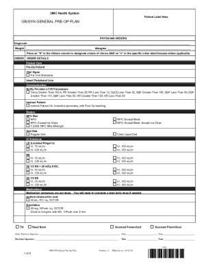 Fillable Online GYN GENERAL PLAN Fax Email Print - pdfFiller