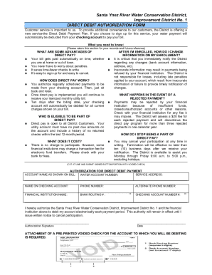 Fillable Online Direct+Debit+Authorization+Form ... Fax Email Print ...