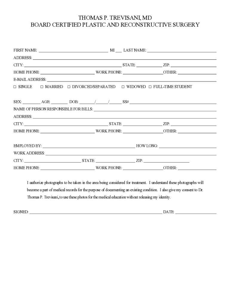 Dr Tom Trevisani - Fill Online, Printable, Fillable, Blank | pdfFiller