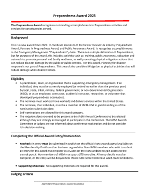 Fillable Online Arthur S. Flemming Awards Fax Email Print - pdfFiller