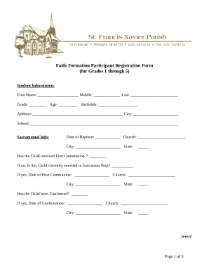 Fillable Online Admissions and Evaluation of Students - Faith Baptist ...