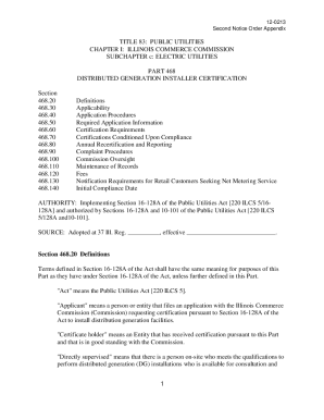 Fillable Online Second Notice Order Appendix Fax Email Print - pdfFiller