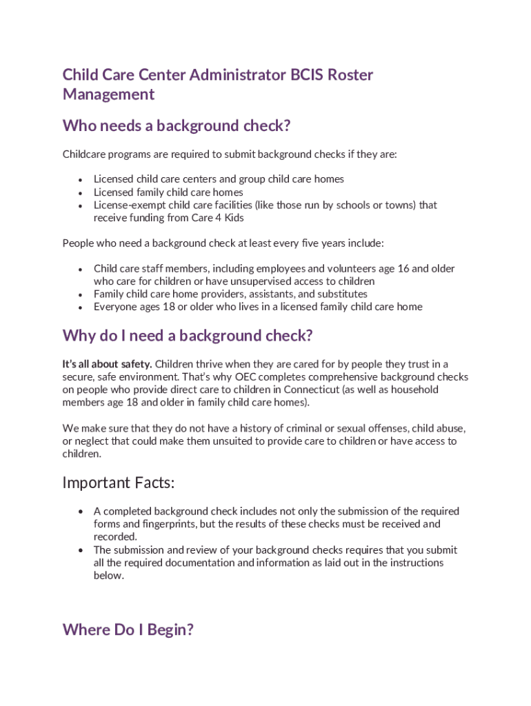 Fillable Online Everything You Need to Know About A Background Check ...