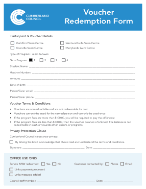 Fillable Online Promo Redemption Form Template Fax Email Print - pdfFiller
