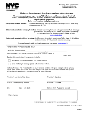 Fillable Online New York City - Get a TLC Driver's License Fax Email ...