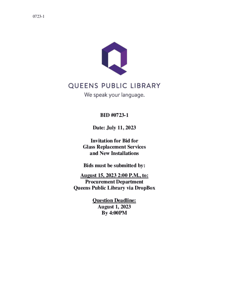 Fillable Online abstract of bids Fax Email Print - pdfFiller