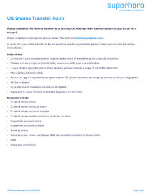 Fillable Online NZ-23-0314-Superhero US Share Transfer Form-.pages Fax ...