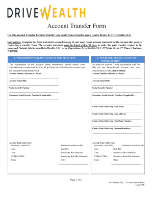 Fillable Online Account Transfer Authorization (ACATS) Form Fax Email ...