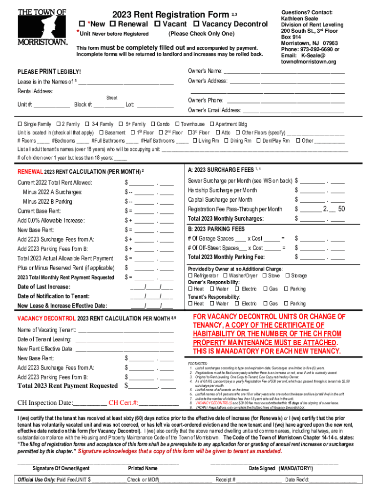 Fillable Online How to Complete the Rent Registry Form 2023 - YouTube ...
