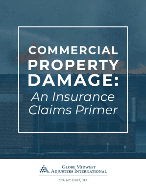 Fillable Online Commercial Property Damage: An Insurance Claim Primer ...
