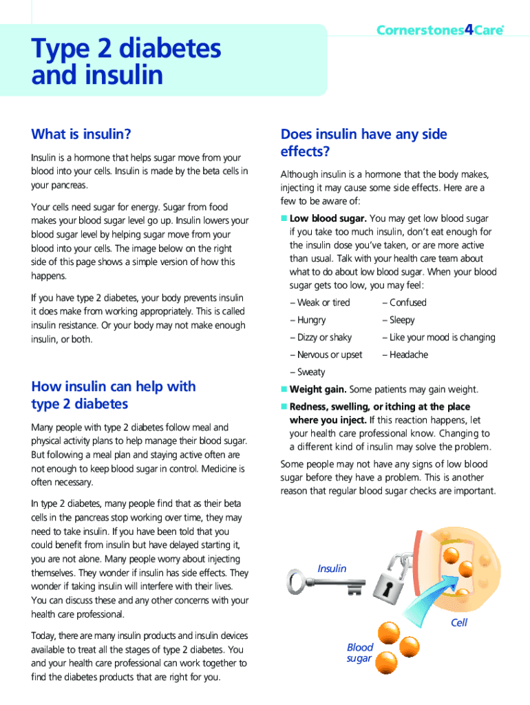 Fillable Online Type 2 diabetes: MedlinePlus Medical Encyclopedia Fax ...