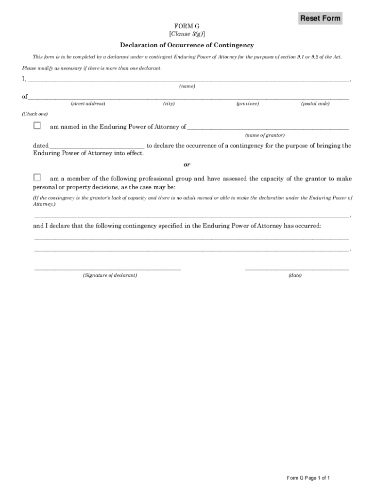 Fillable Online The Powers of Attorney Regulations, RRS c P-20.3 Reg 1 Fax Email Print - pdfFiller