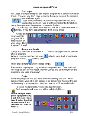 Fillable Online Loops, Types of Loops, and Loop Usesby Sean Guthrie Fax ...