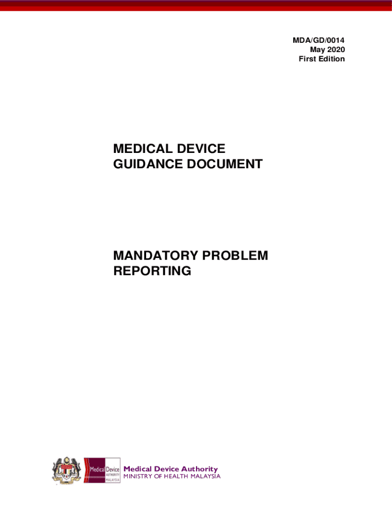 Fillable Online notification of unregistered medical device for special ...