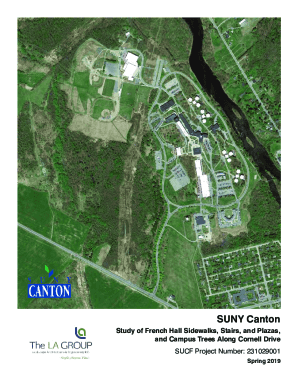 Fillable Online State University of New York at Canton Campus Wide Site ...