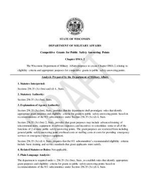Fillable Online docs legis wisconsin Department of Military Affairs ...