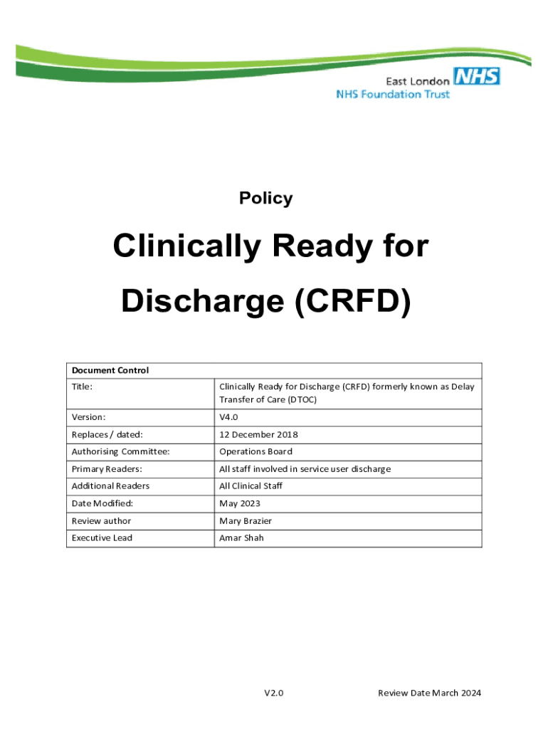 Fillable Online Social care causes of delayed transfer of care (DTOC ...
