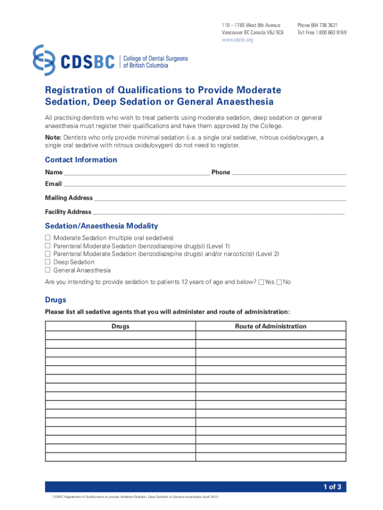 Fillable Online Registration of Qualifications to Provide Moderate ...