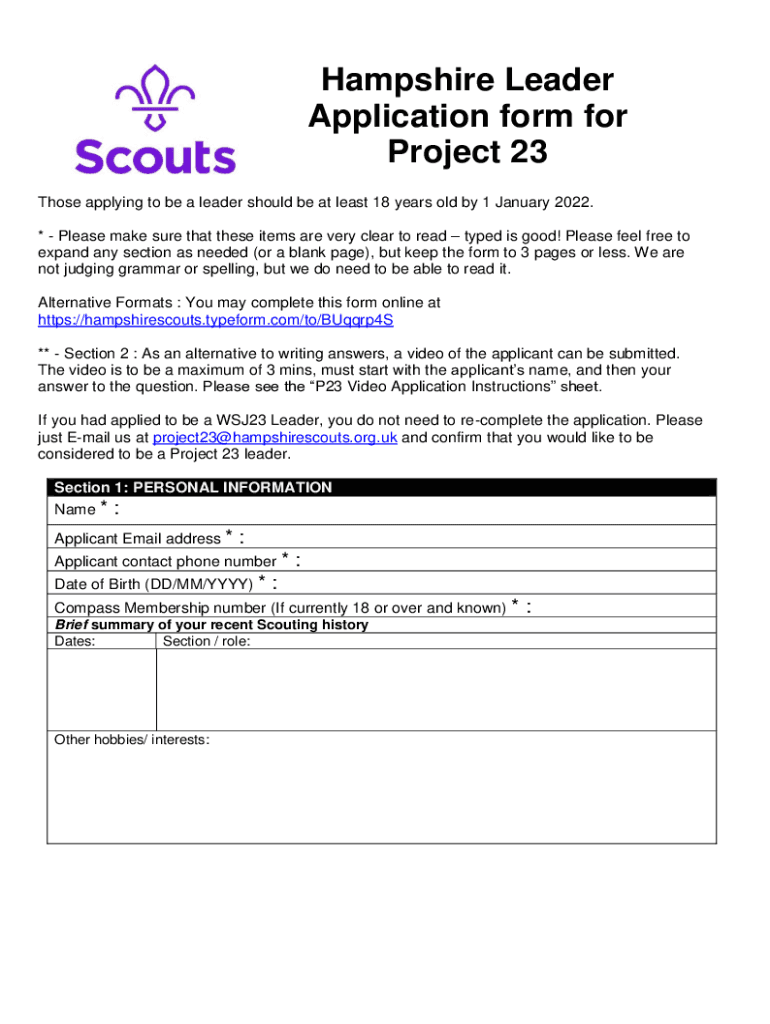 Fillable Online Guide to Completing Your Fellowship Application Online ...