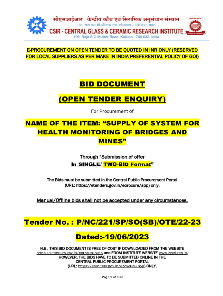 Fillable Online e-Procurement Open Tender with e-Reverse Auction Fax ...